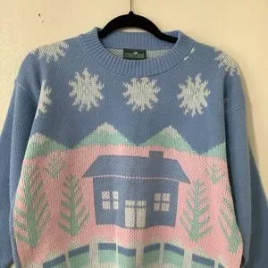 Cabin Creek | Sweaters | Vintage 9s Pastel Fairy Kei Cottagecore ...